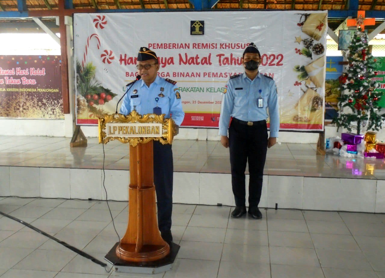Satu WBP Lapas Pekalongan Menerima Remisi Natal 2022 – Radar Pekalongan ID
