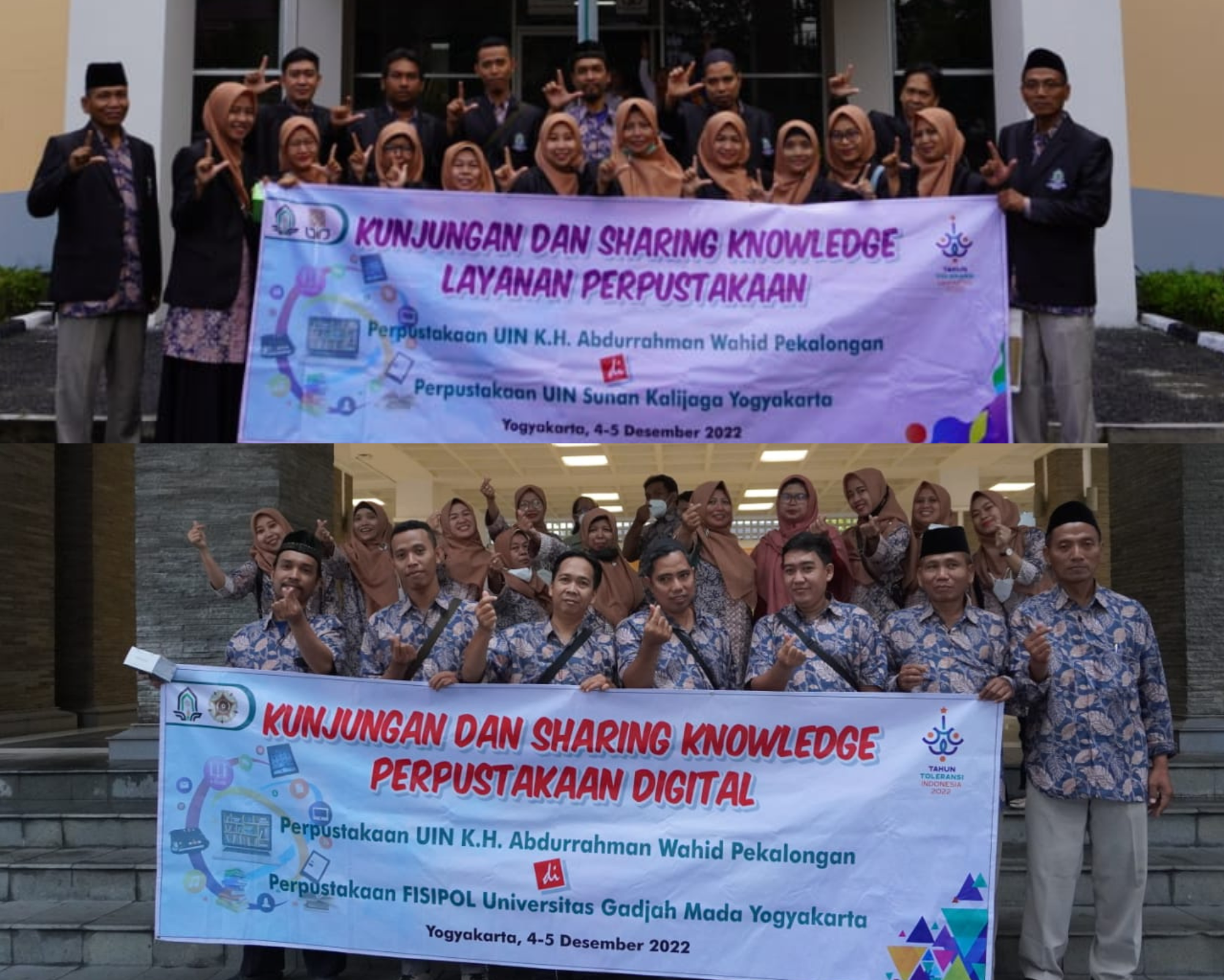 Perpustakaan UIN KH Abdurrahman Wahid Sharing Knowledge dengan Perpustakaan UIN Sunan Kalijaga ...