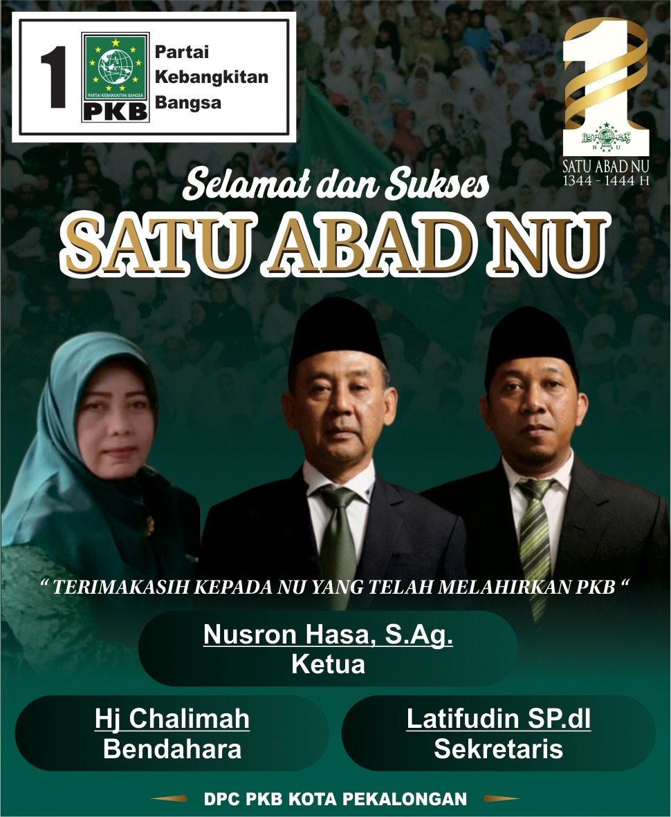 DPC PKB Kota Pekalongan Peringati 1 Abad NU dengan Pengajian, Catat ...