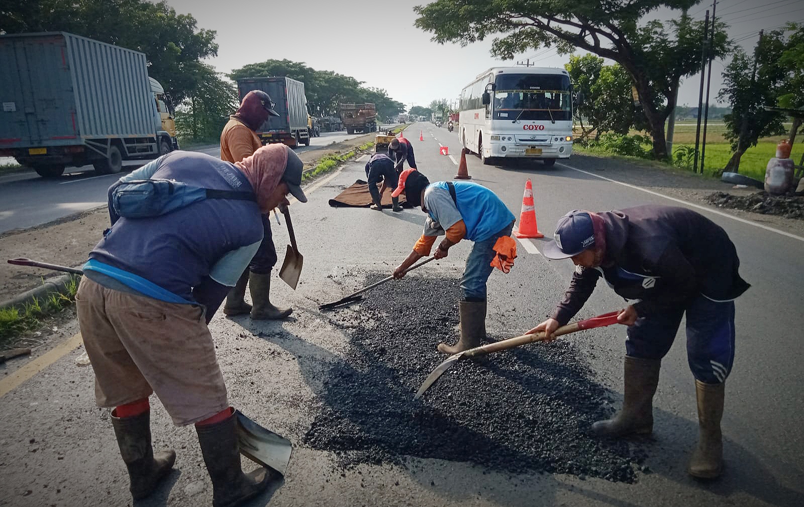 Minimalisir Kecelakaan, Perbaikan Ruas Jalan Nasional Terus Dilakukan ...