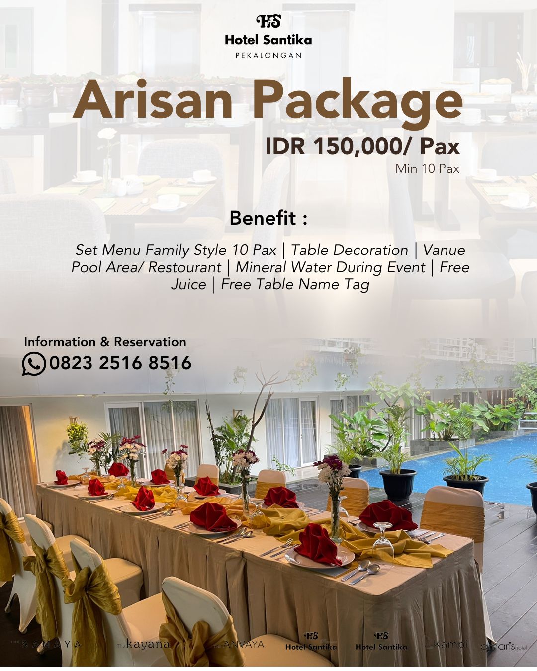 Arisan Package Special Di Hotel Santika Pekalongan: Jadikan Pertemuan ...