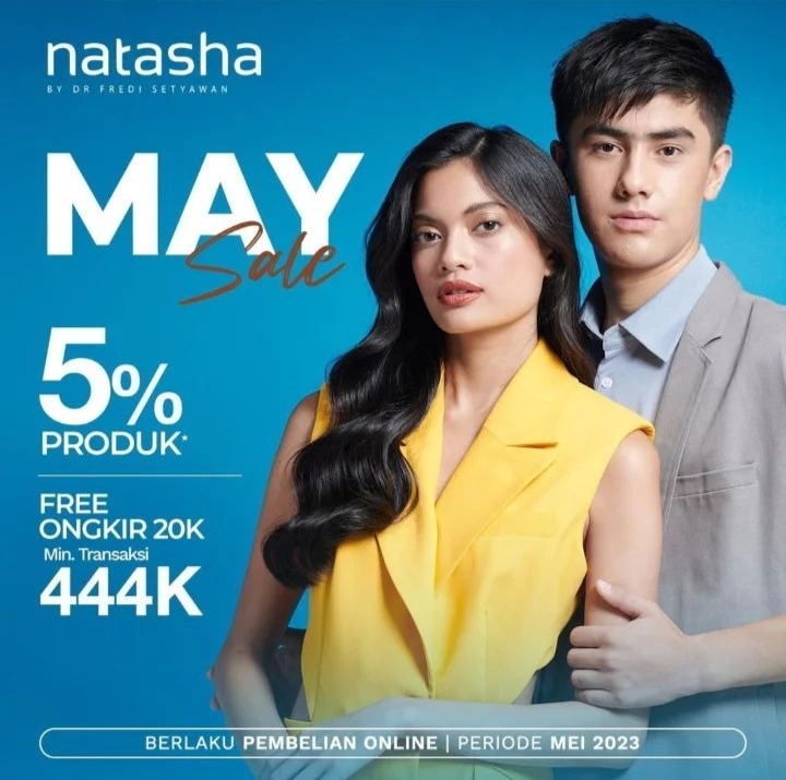 Mei Sale, Ada Potongan Harga 5 Persen Untuk Pembelian Produk di Natasha ...