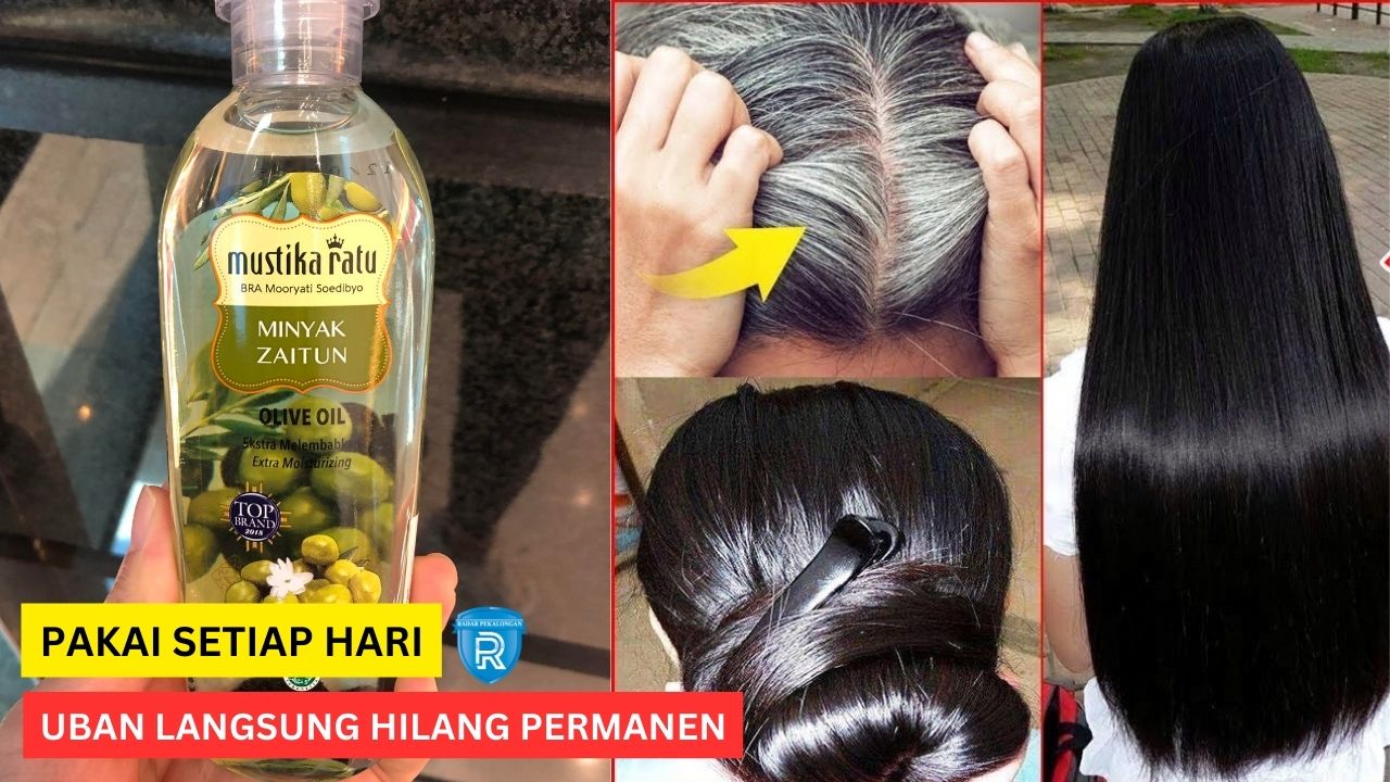 Manjur Hitamkan Rambut dengan Cepat! Ini 3 Cara Menggunakan Minyak Zaitun untuk Uban yang Benar ...