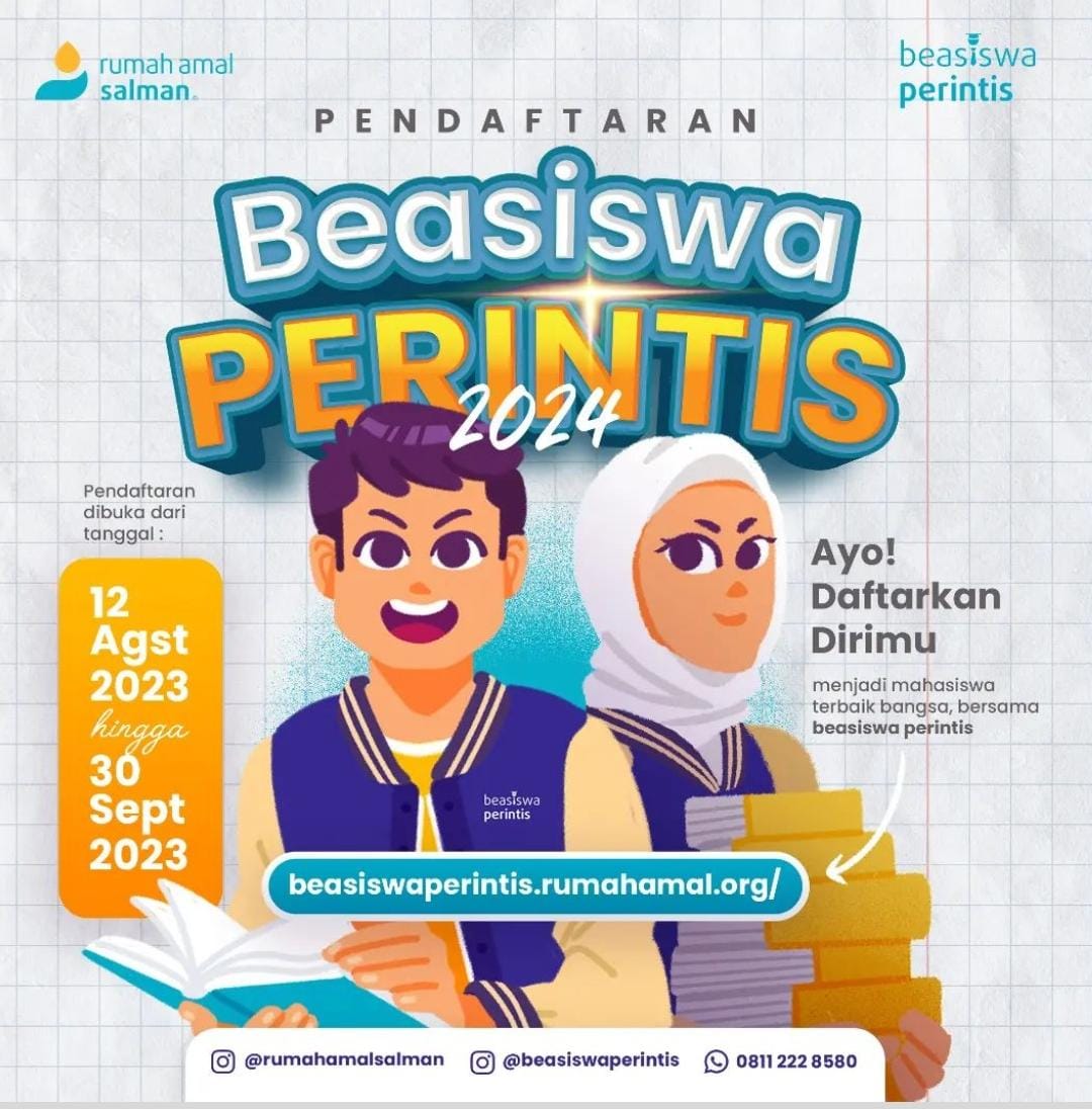 Pendaftaran Beasiswa Perintis 2024 Telah Dibuka, Pelajar Kelas 12 SMA ...