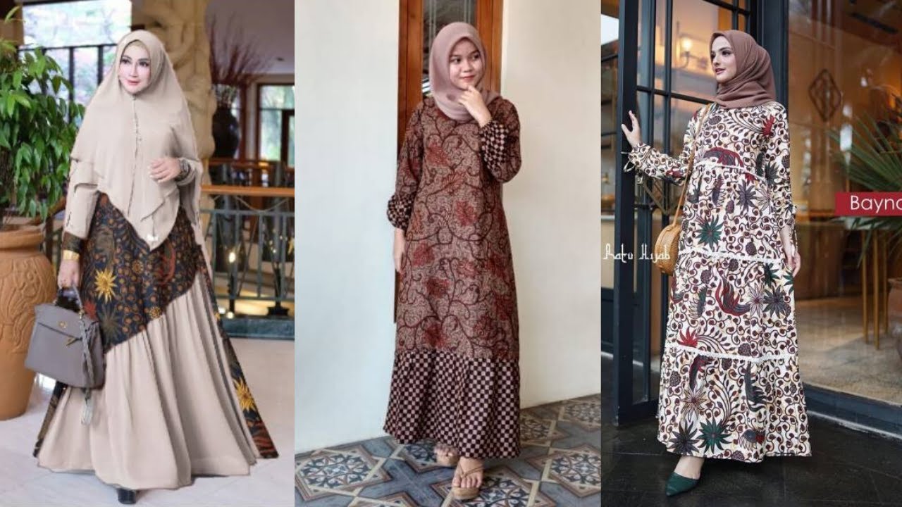 15 Rekomendasi Gamis Batik Terkini untuk Tampil Anggun dan Modern ...
