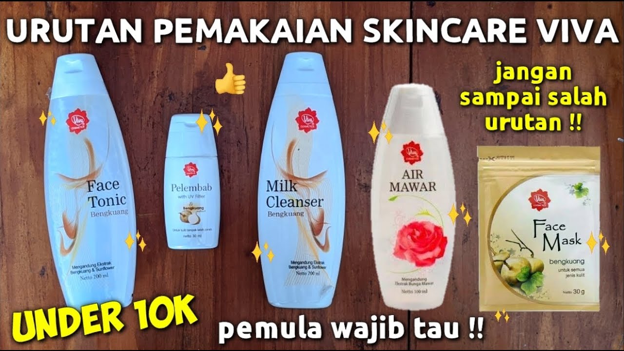 Inilah Urutan Pemakaian Produk Viva untuk Flek Hitam Sebelum Tidur, Usia 40 Tahun Wajib Simak ...