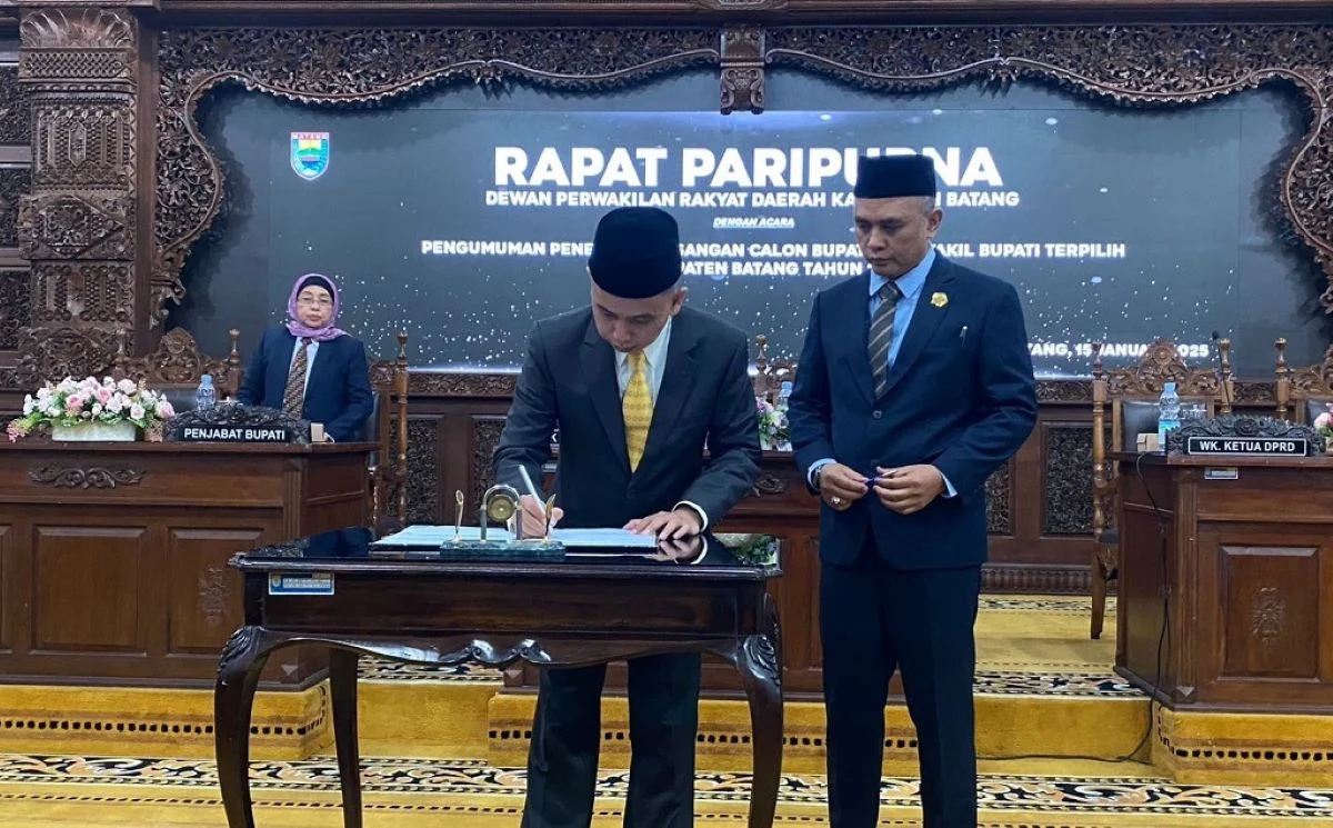 Penetapan Bupati dan Wakil Bupati Batang 2025-2030 Tetap Sah Meski Tak ...