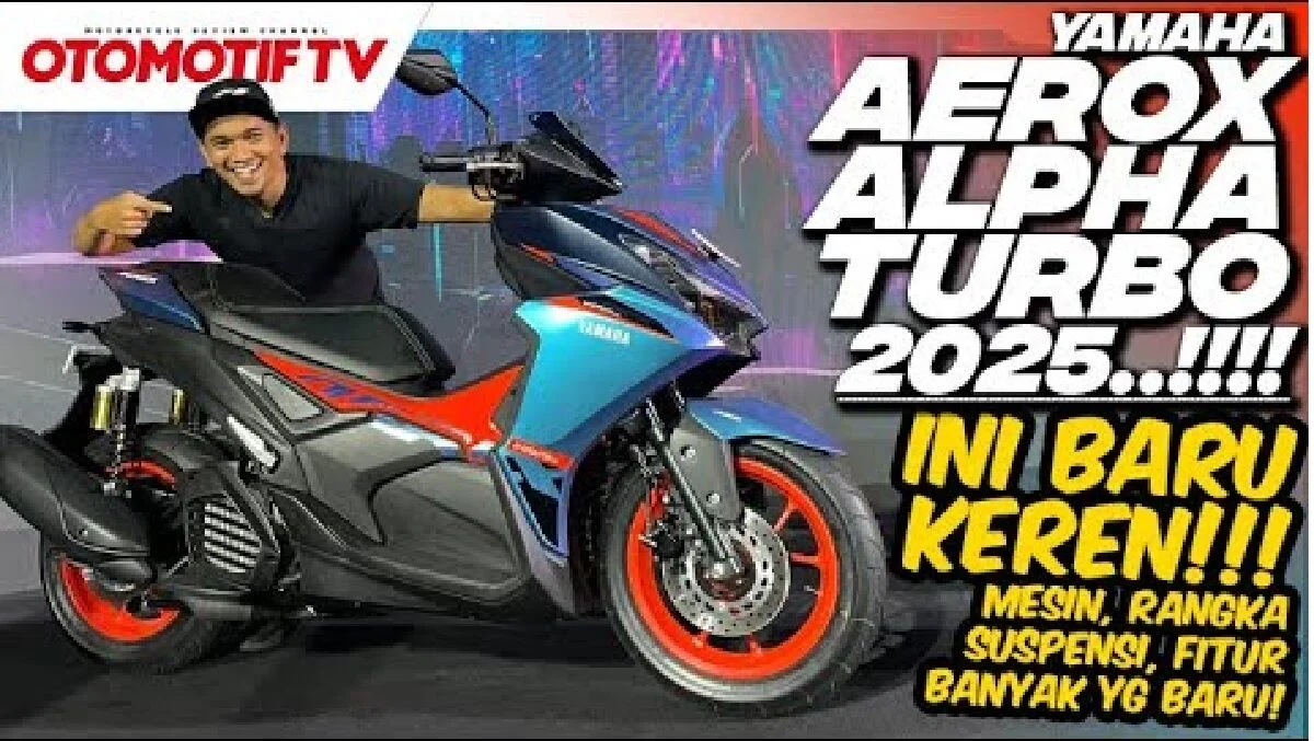 Yamaha Aerox Alpha Turbo 2025, Perubahan Menyeluruh yang Menggebrak ...