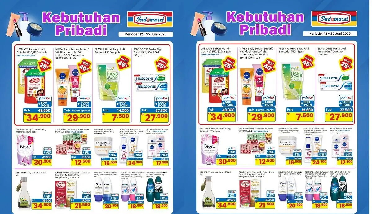 Cuma di Indomaret Pekalongan! Diskon Gila-Gilaan Hingga 45% untuk Kebutuhan Pribadi, Mulai Rp7 ...
