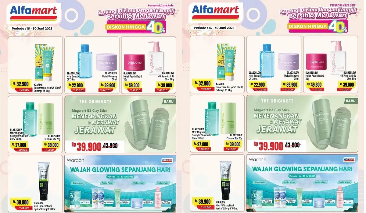 Diskon Skincare Besar-Besaran di Alfamart Pekalongan! Produk Glad2Glow ...