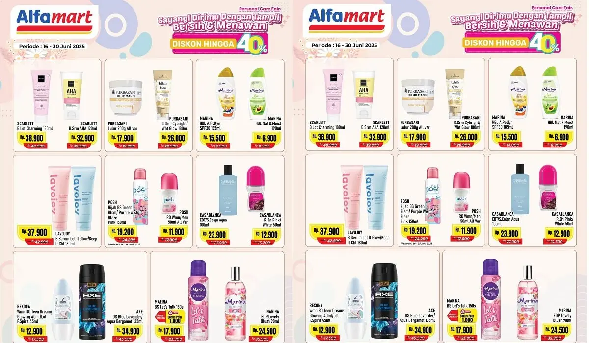 Promo Heboh Alfamart Pekalongan! Produk Body Care dan Deodorant Diskon ...