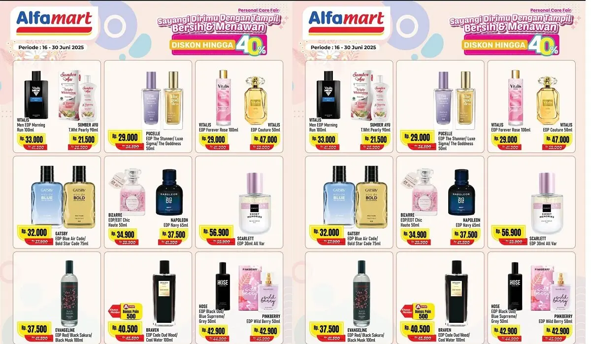 Wangi Maksimal, Harga Minimal! Promo Parfum & Body Care Alfamart ...